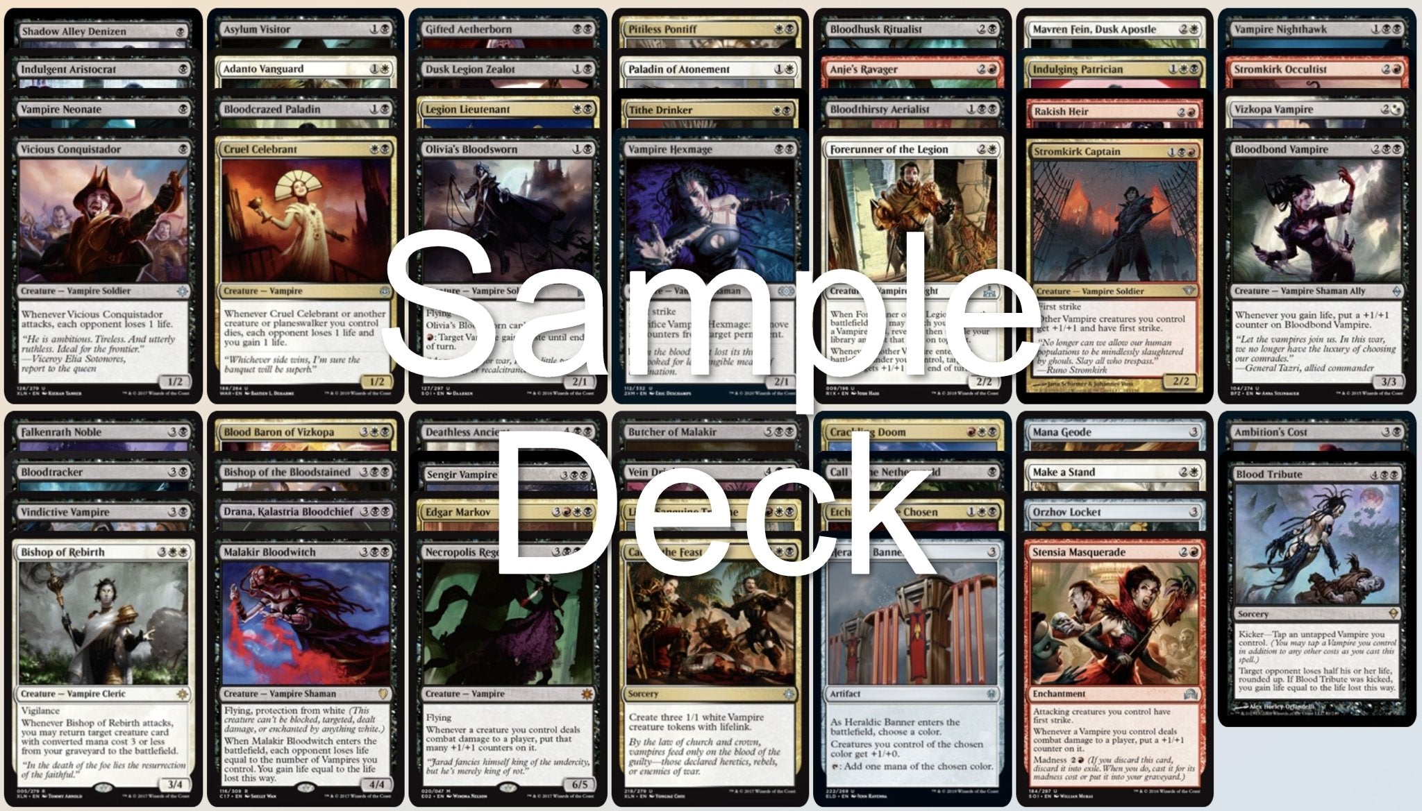 Morophon, the Boundless - Vampires Commander Deck - EDH - Vampire Trib ...