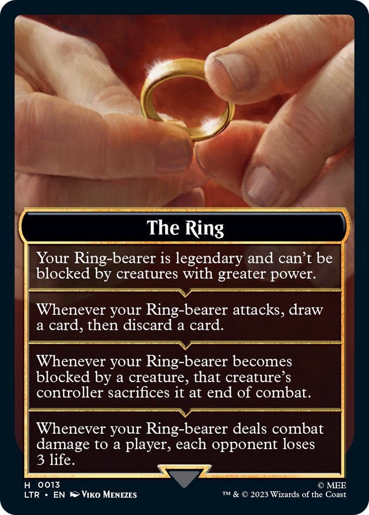 The Ring Tempts You Frodo Saurons Bane Commander Deck Crusty Games